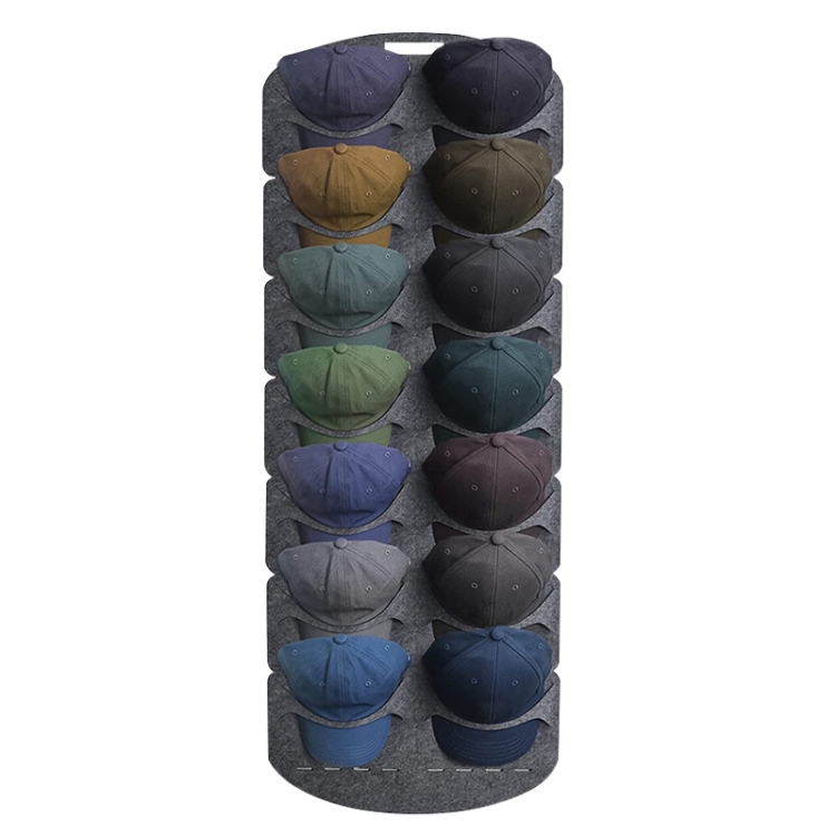 2 PCS Felt Baseball Cap Display Stand Non-woven Hanging Storage Bag ...