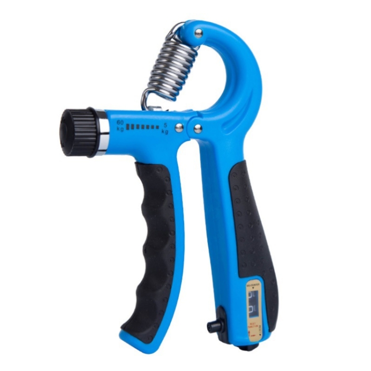 5-60KG Adjustable Grip Strength Wrist Fitness Exerciser Blue Black ...