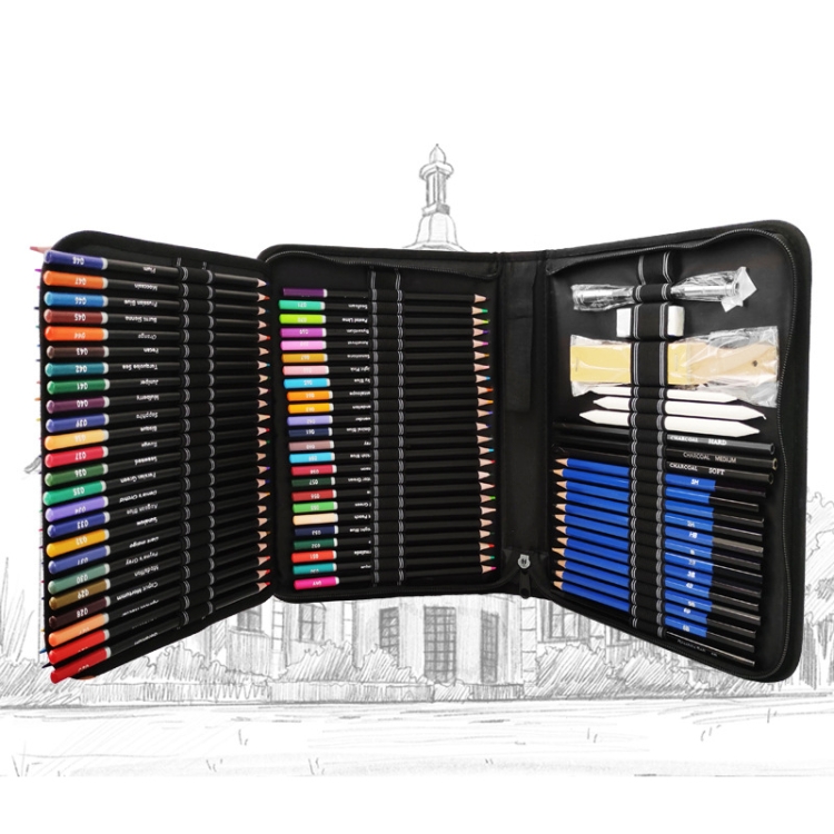 96pcs/set Sketch Color Pencil Set Art Student Drawing Kit