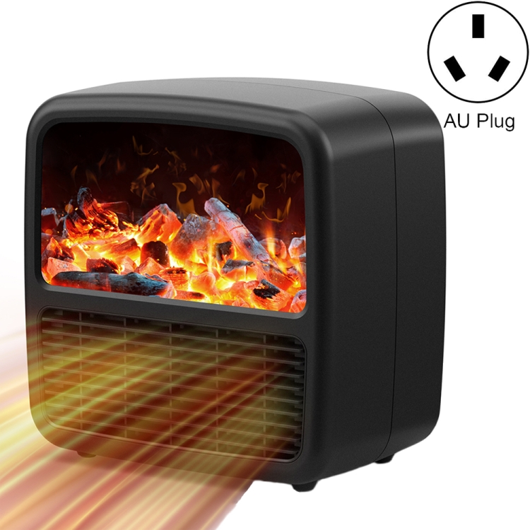 YJQ-N6 3D Anti-real Flame Heater Desktop Energy-saving Electric Heater ...