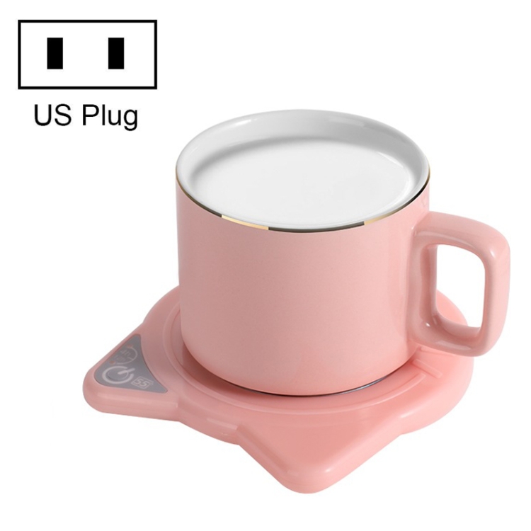 Automatic Heating Warm Coaster Hot Milk Coffee Cup Timed Thermos Cup ...