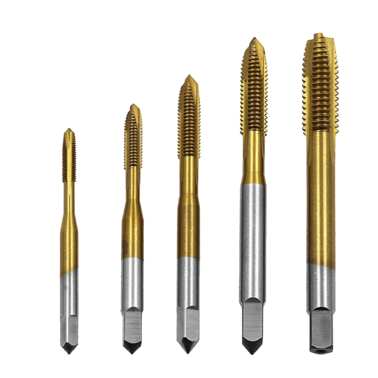 M3-M8 ไททาเนียมตรงสล็อต Tap HSS Tapping Inner Thread Set