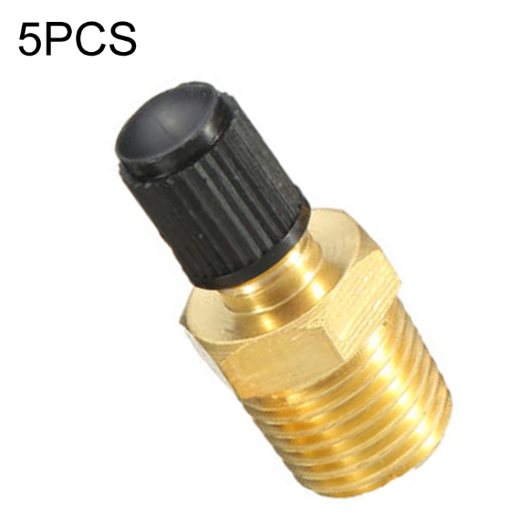 5PCS 1/4 NPT Threaded Nozzles Solid Nickel-Plated Brass Fuel Tank ...