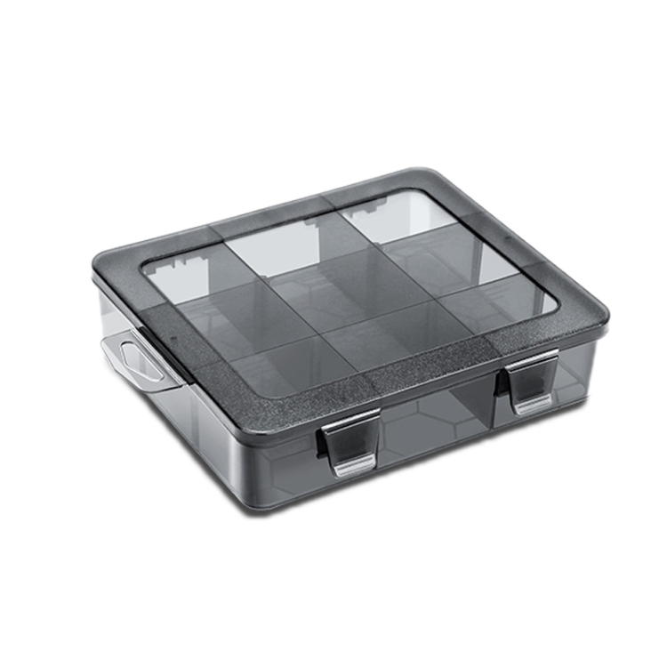 Multi-Compartment Sorted Electronic Parts Organiser, Specifications: 9 Grid