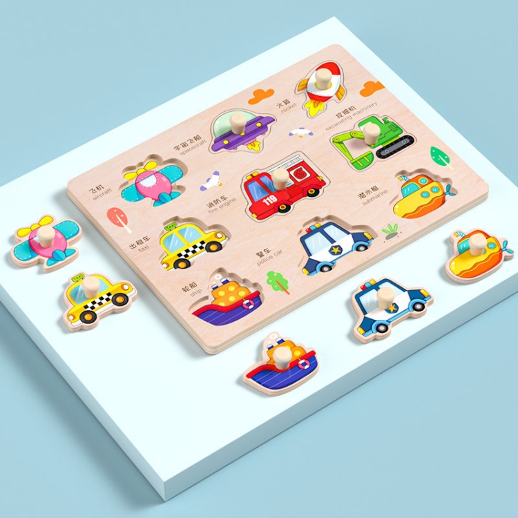 Mongolian Early Teachers Puzzle Blocks Shape Pairing Embedded Board ...