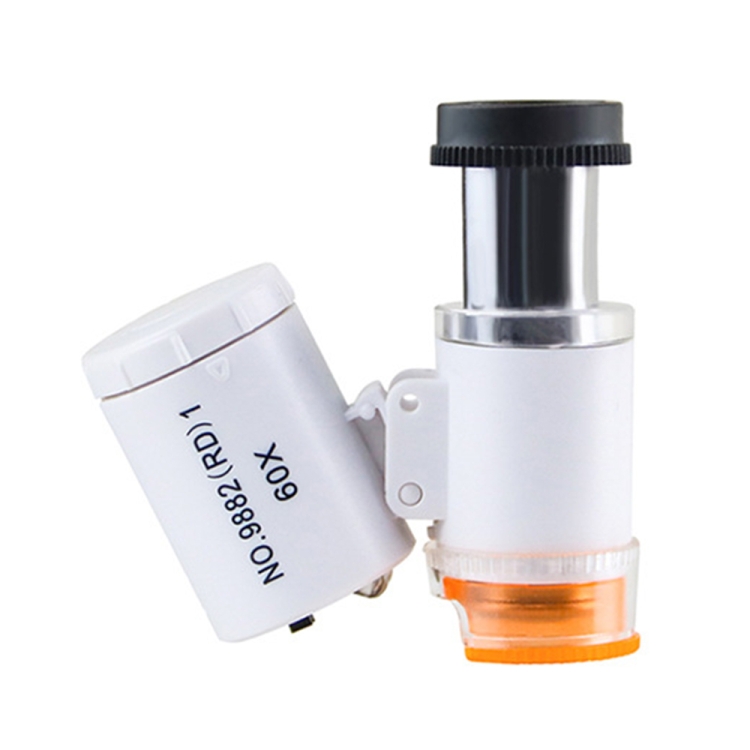 9882(RD) 60X Mini HD Banknote Detection Optical Microscope with LED ...