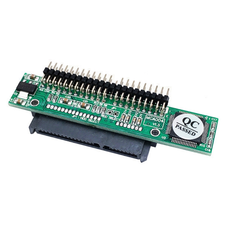 2.5 นิ้ว SATA ฮาร์ดดิสก์ไปยัง IDE44 Pin Interface Adapter Board (180 องศา)