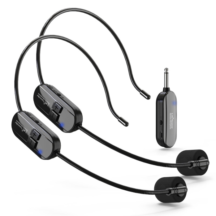 Adapters - 1 for 2 6.35mm Interface Wireless Head-Mounted Condenser ...