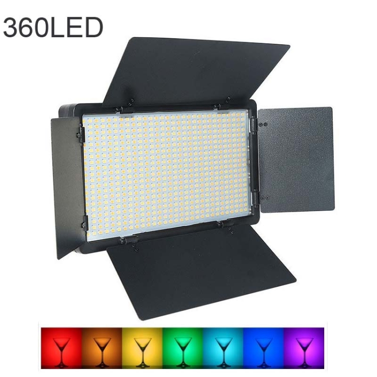 E600 RGB Color 40W 3200K-5600K LED Flat Panel Lights Live Broadcast ...