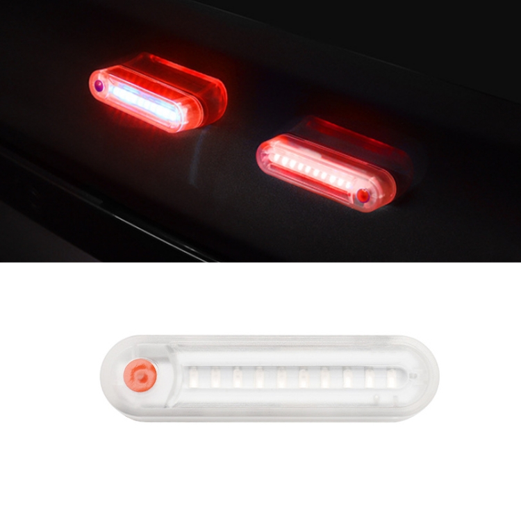 Motorcycle Electric Car Anti-Rear Collision Solar Strobe Warning Light ...