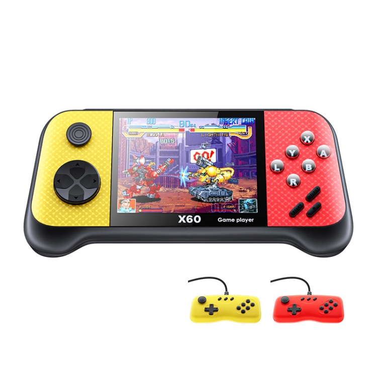 X60 หน้าจอแนวนอน 3.5 นิ้ว 4849 ใน 1 Pocket Console, สไตล์: ผู้เล่นคู่สี ...