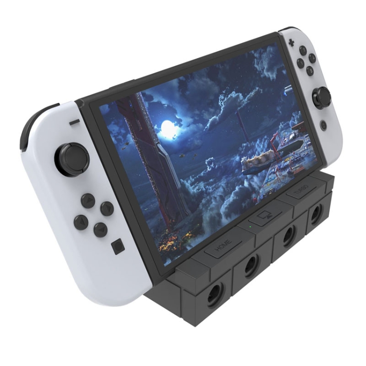 For Nintendo Switch / Switch OLED / NGC SW450 Handle Converter Multi-Function Charging Base ...