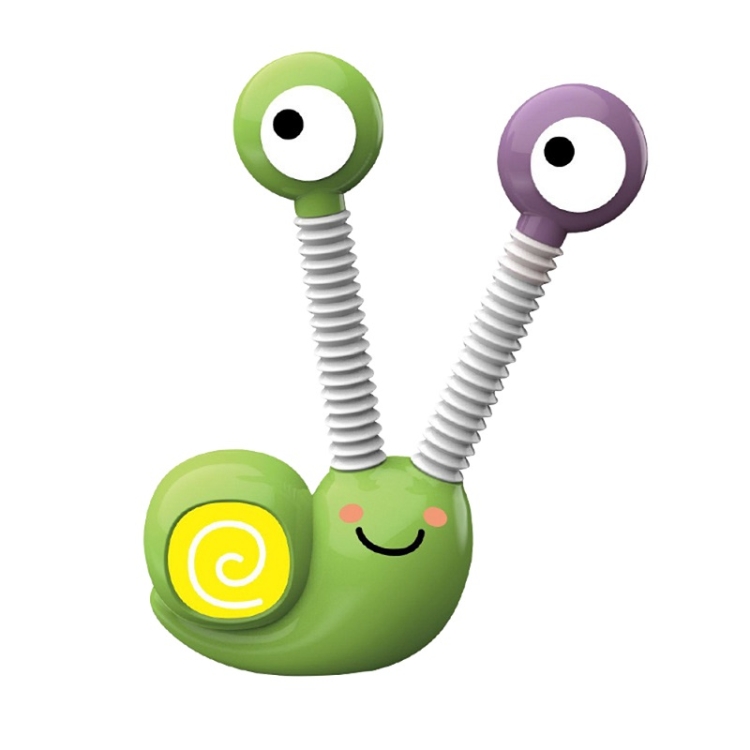 Telescopic Tube Snail Children Decompression Toy, Color: No Light Green