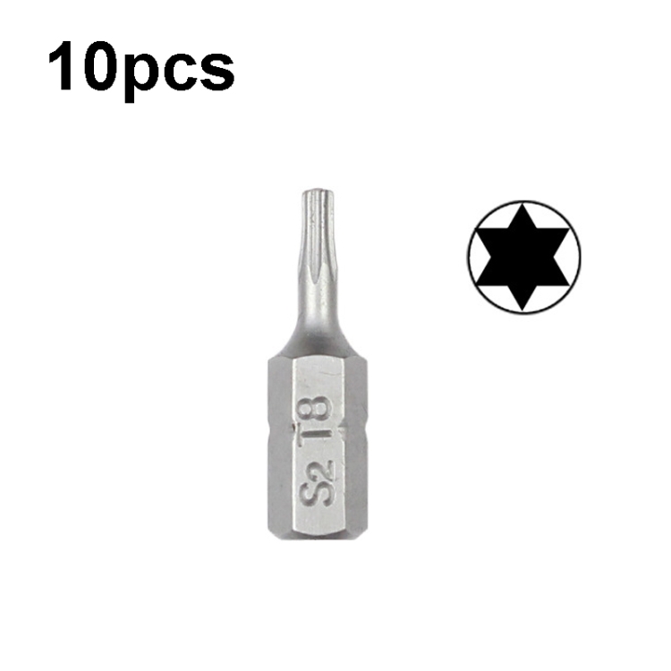 10pcs Electric Screwdriver Short Batch Head Strong Magnetic Driver Head ...