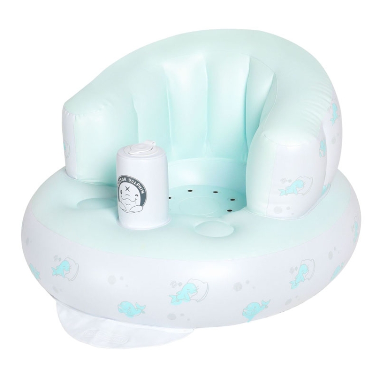 DOCTOR DOLPHIN DD09006 Baby Training Chair Inflatable Sofa(Light Blue)