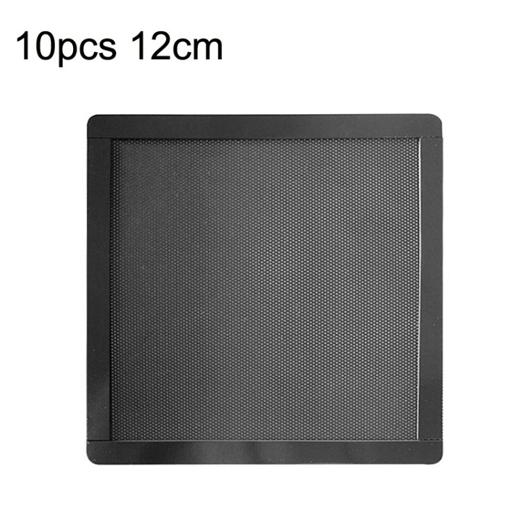 10pcs 12cm With Magnetic Suction PVC Cooling Fan Dust Net Desktop ...