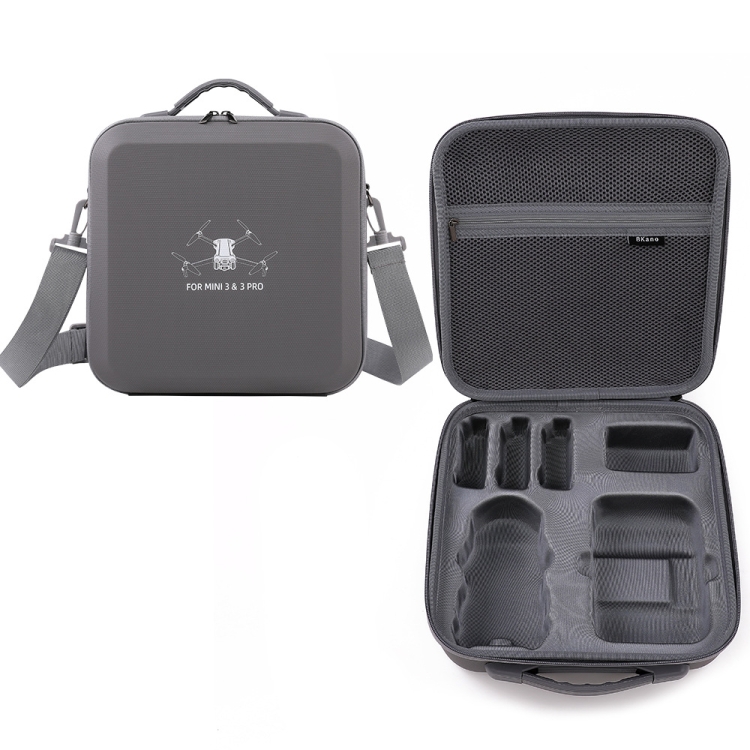 For DJI Mini 3 / Mini 3 Pro BKANO PU Storage Bag Portable Shoulder Bag ...