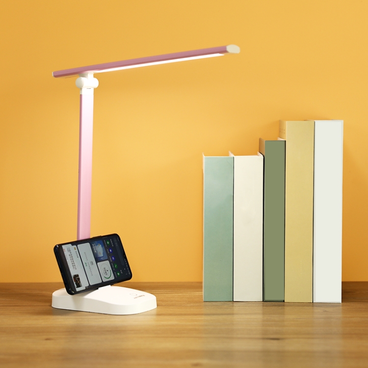 WS-2020 LED Folding Desk Lamp Touch Dimming Bedside Lamp, Style: Single ...