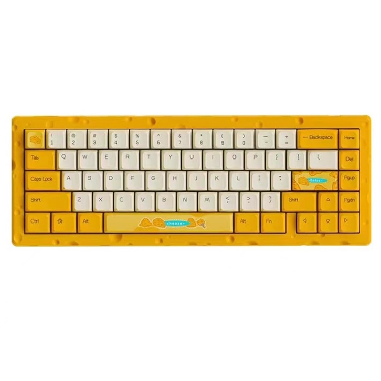 Ajazz AC067 67 คีย์แป้นพิมพ์เครื่องกลแบบมีสาย RGB Hot Plug, ความยาวสาย ...