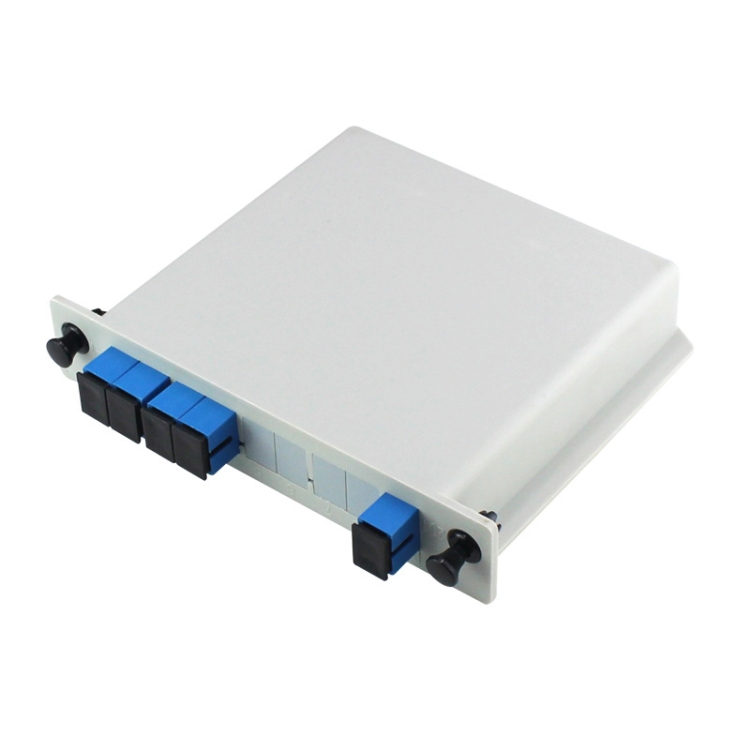 4 In 1 Plug-in PLC Optical Splitter พอร์ต SC ตัวแยกไฟเบอร์ออปติกเกรดผู้ ...