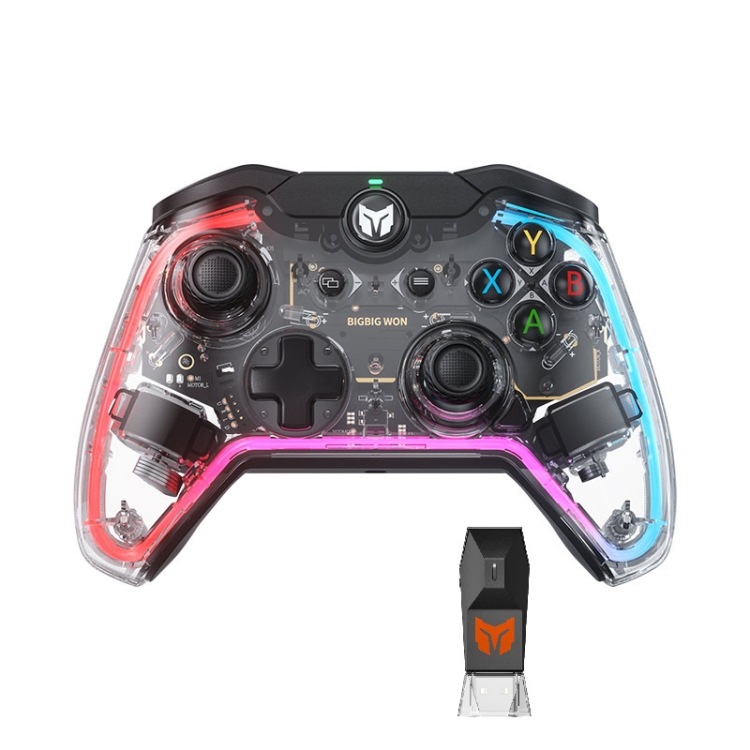 BIGBIGWON C1 S + R90 RGB Light Wired Gamepad Controller para PC / Switch