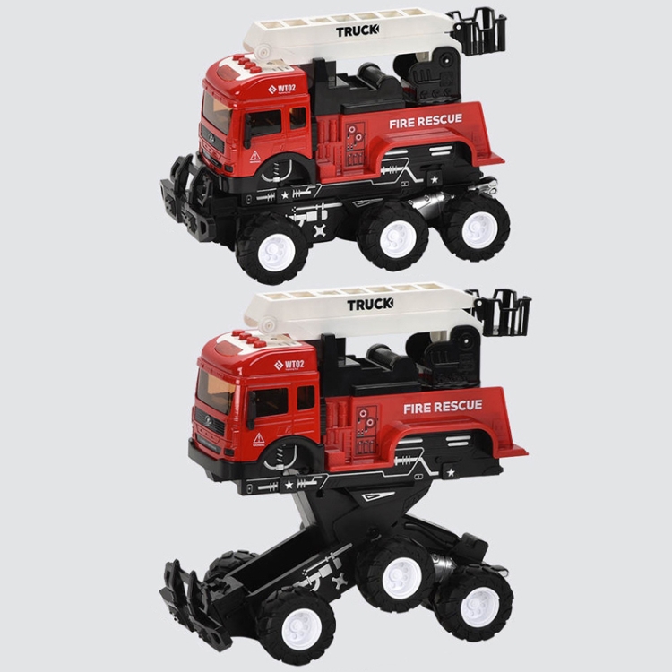 Simulation Impact Transformed Car Children Alloy City Rescue Series Toy ...