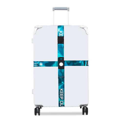 2 ชิ้นกระเป๋าเดินทาง Cross Customs Lock Binding Strap, สี: Keep Out ...
