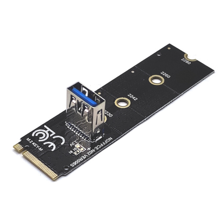 M.2 NVME To USB 3.0 PCI-E Expansion Card Adapter for Graphics Card ...