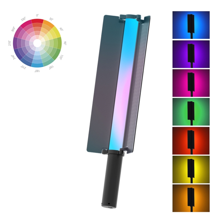 24W 72 LEDs Handheld Full-color RGB Stick Light Photography Light with ...
