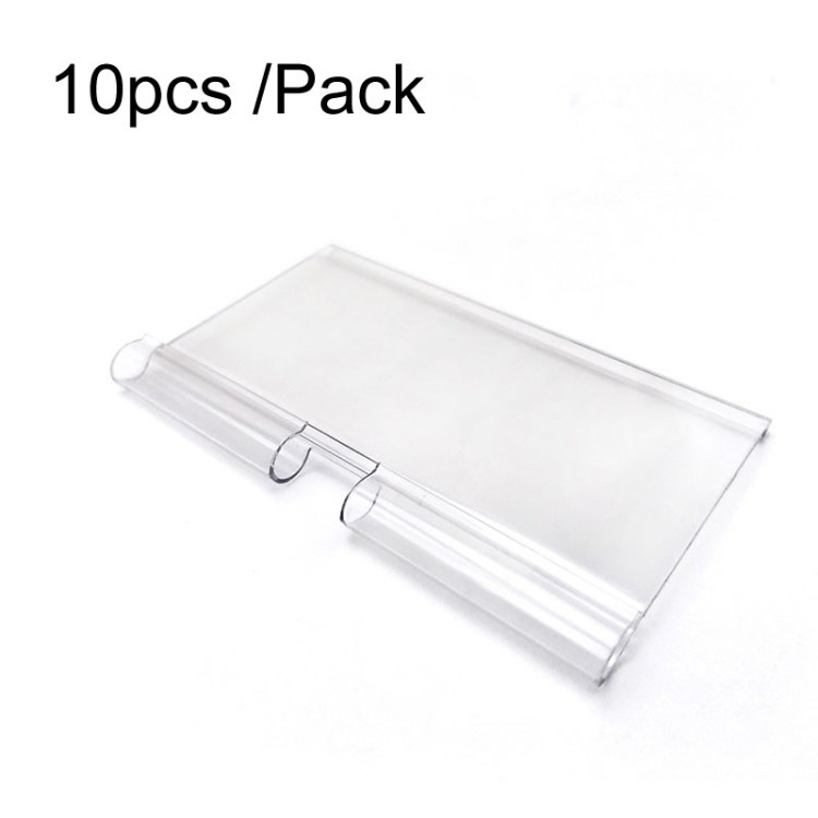 50pcs 42 x 80mm Supermarket Double Line Price Tag Display