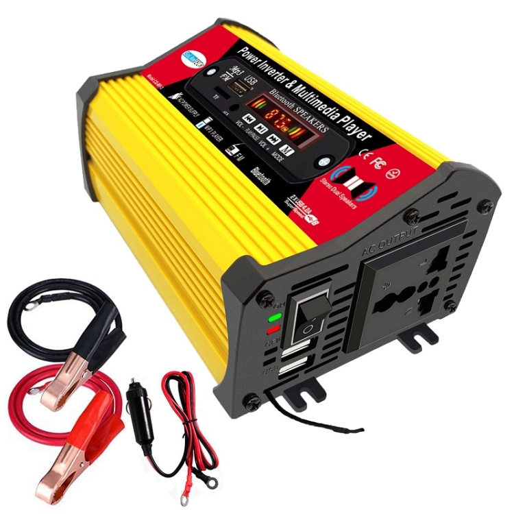 SOLIKE TECH 300W Modified Sine Wave Inverter with Bluetooth MP3/FM ...