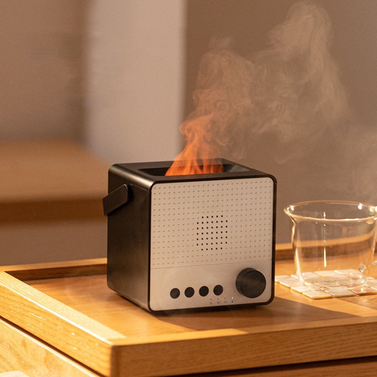Flame Aromatherapy Machine White Noise Bluetooth Speakers ...