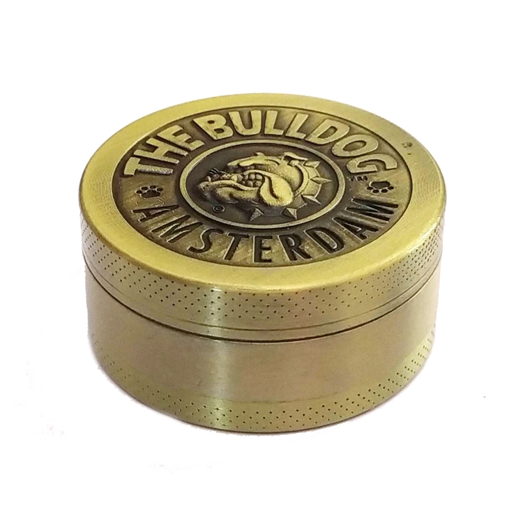 50mm Bulldog Grinder Tobacco Herb Zinc Alloy Grinders, Spec: 3 -layer ...
