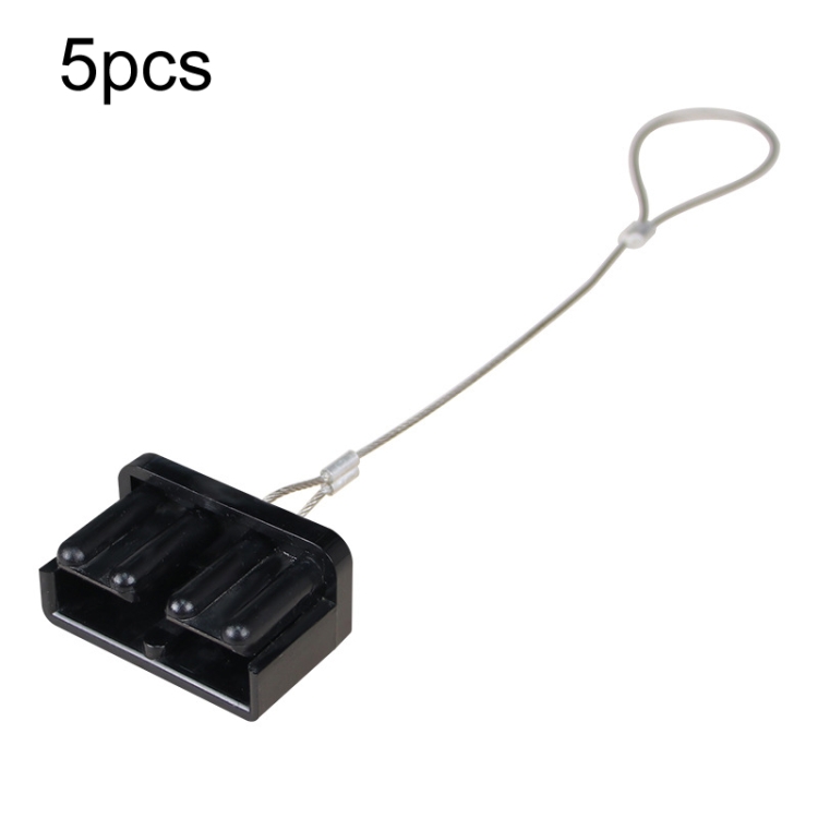 5pcs Anderson Plug Wire Rope Dust Cover Power Connector Insert, Color ...