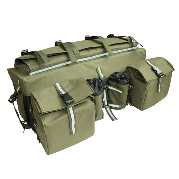 ATV Bag Quad Bike Go Kart Bag Snowmobile Mountain Bike Bag, Color: Army ...