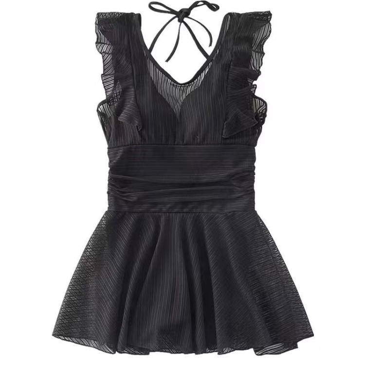 Ladies Summer Lace Swimwear Sexy One-Piece Swimwear Anti-Shine, Size: L ...