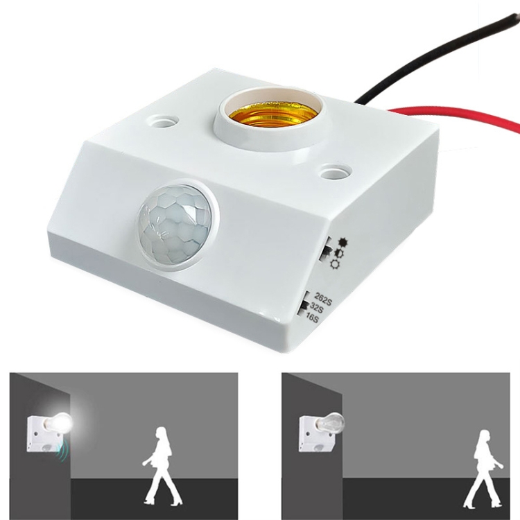 YX-425B AC85-265V Infrared Human Body Induction E27 Screw LED Lamp ...