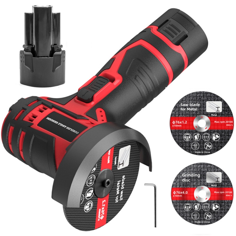 HILDA 12V 3 Inch Li-Ion Angle Grinder Home Cutting And Sanding Machine ...