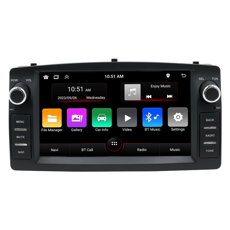 For BYD F3 7 inch Car Android Navigation Bluetooth FM Radio, Memory: 2+64G