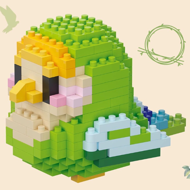 236pcs No.8909 Children Educational Assembly Bird Model Building Blocks ...