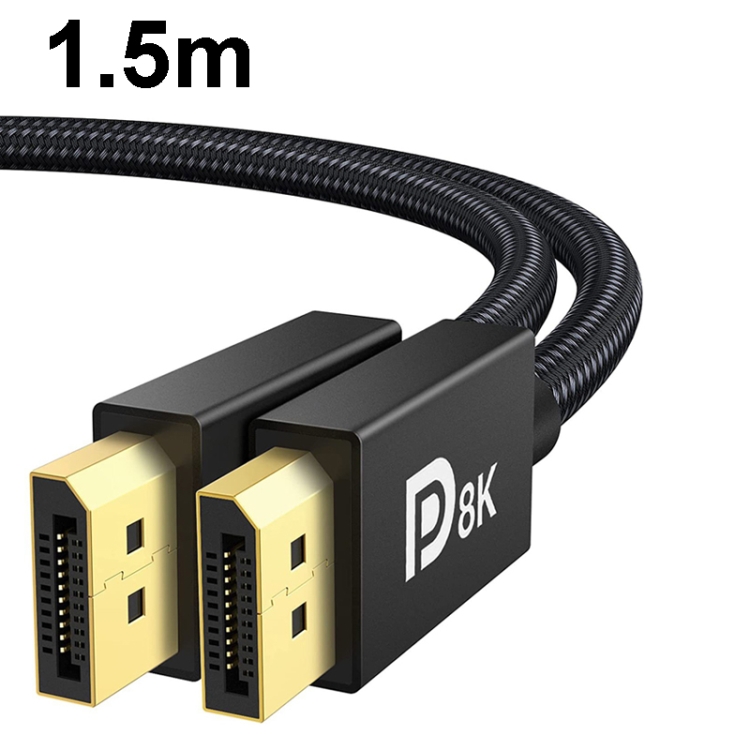 Cable DP de 1,5 m Cable de conexión para monitor de computadora 8K ...