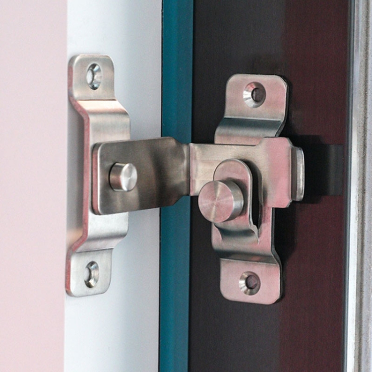 Extra Large Stainless Steel 90 Degree Barn Door Lock Hook Stainless ...