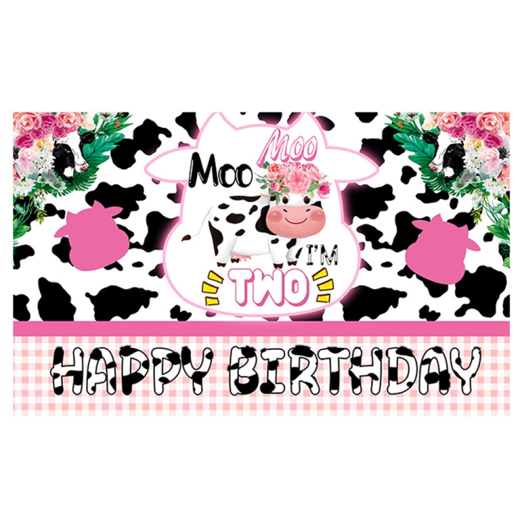 150x90cm Tema de vaca de dibujos animados decoración de fiesta de ...