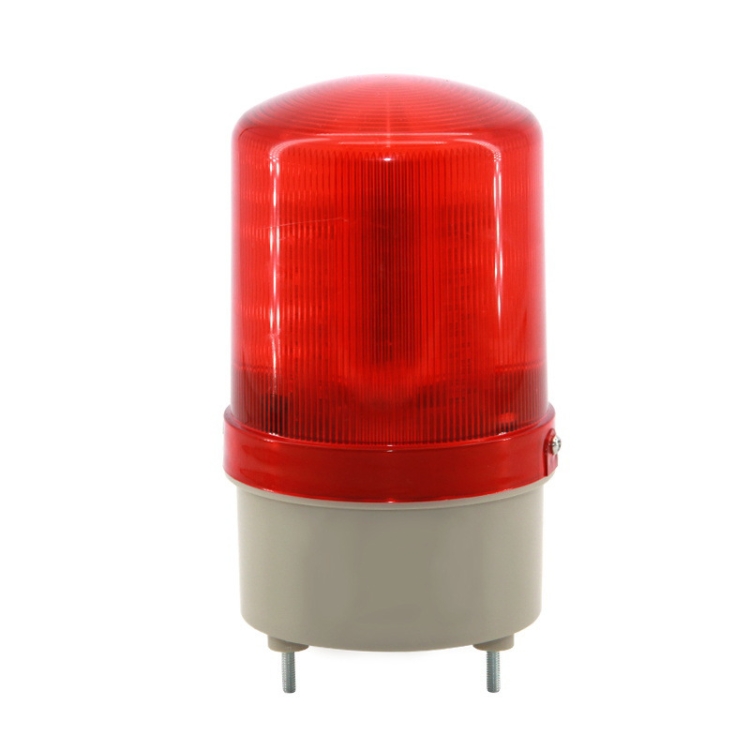 LED Rotating Warning Light Audible Alarm Light(Red)