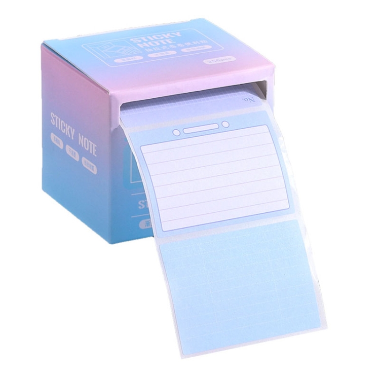 256 unidades/caja de notas adhesivas extraíbles, papel para billetes de ...