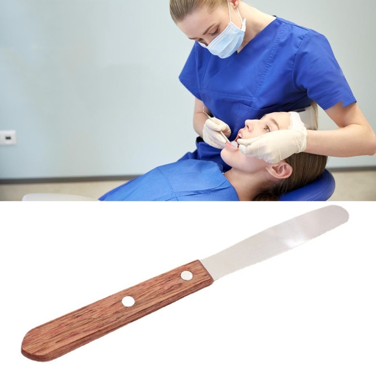 Wooden Handle Dental Mixing Spatula Modeling Mixing Carver