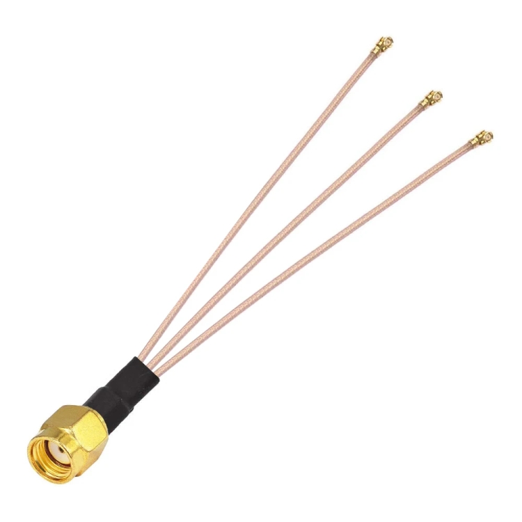 Boosters, Extenders & Antennas - 1 In 3 IPX To RPSMAJ RG178 Pigtail ...