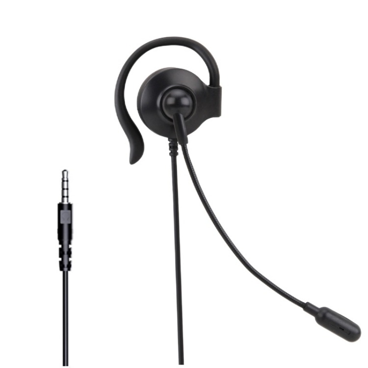 SOYTO SY227 Single-side Operator Ear Hook Headset Corded Computer ...