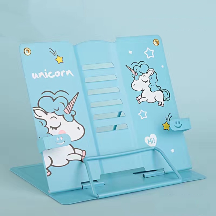 Adjustable Metal Children Reading Stand Cartoon Desktop Book Holder ...
