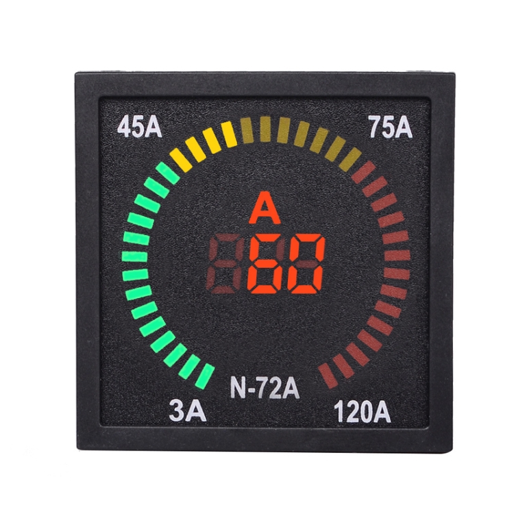 SINOTIMER N-72A AC Current Signal Indicator Square Turntable LED ...